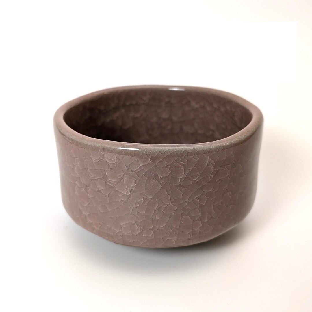 Mino Ware Matcha Bowl: Pink Japanese Chawan, Gifu Pottery - Etsy