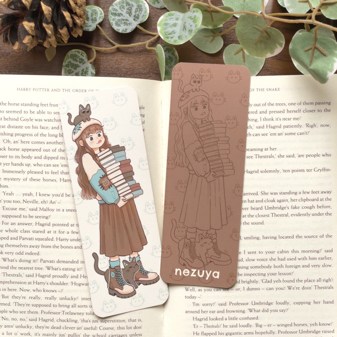 Librarian - Bookmark | Digital Art, Illustration, Books, Reading ...