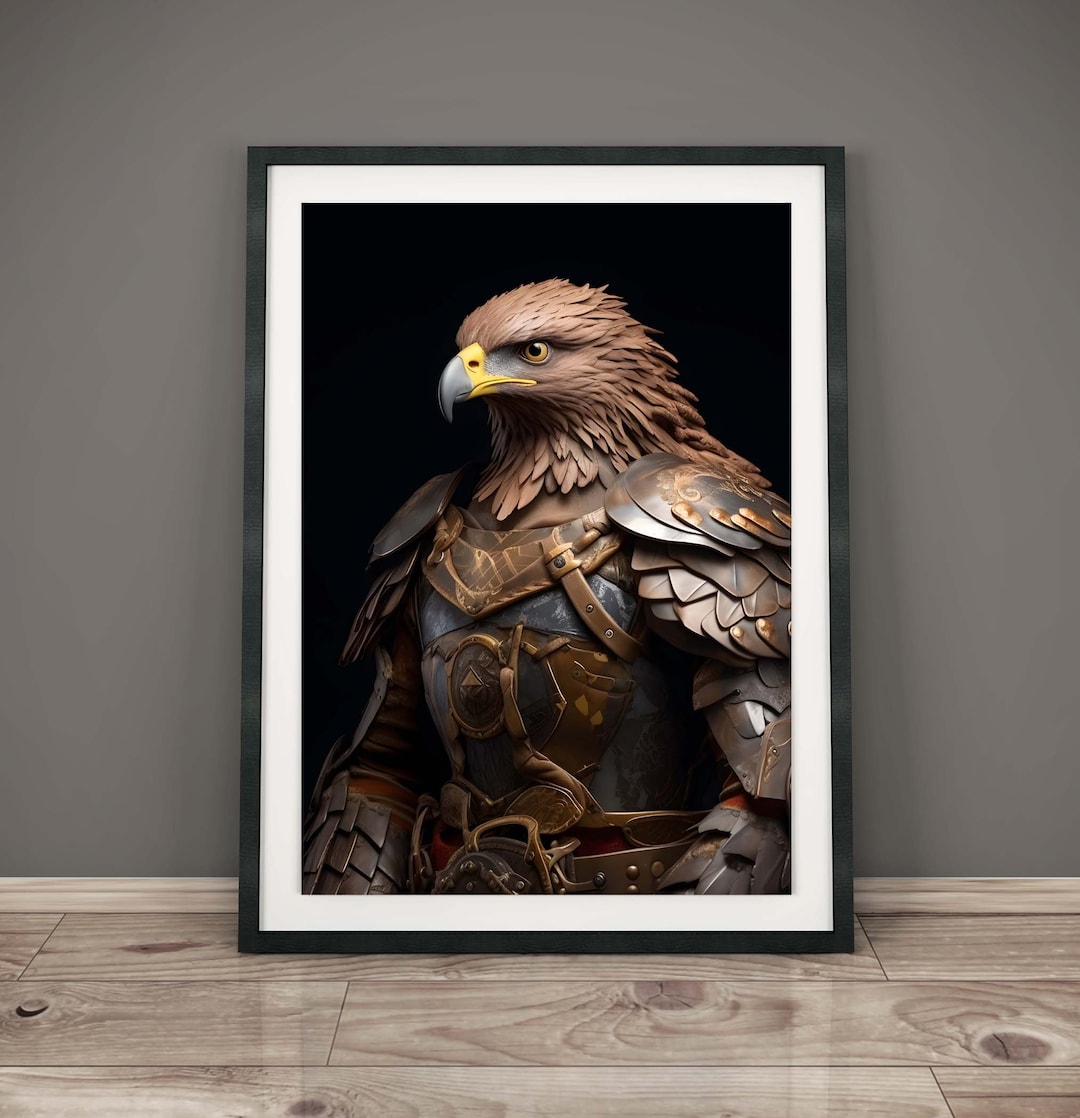 Golden Eagle Warrior Golden Eagle Lover Golden Eagle Print Golden Eagle Gifts Golden Eagle Art ...
