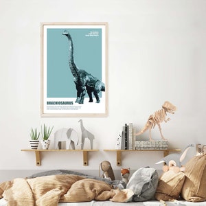 Brachiosaurus Print Brachiosaurus Art Brachiosaurus Poster Diplodocus ...