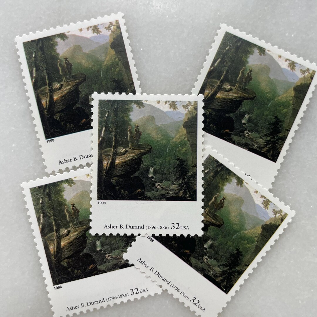 Vintage Unused Forest Mountain Stamps / Nature Landscape USPS Postage ...