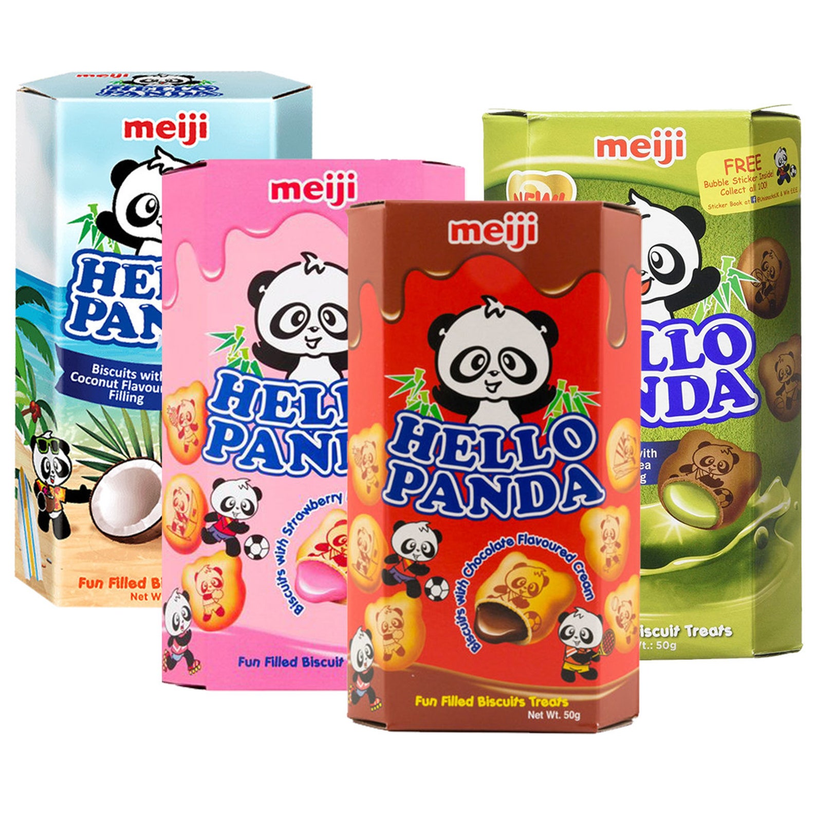 Hello Panda Meiji Japanese Asian Snack Chocolate Sweets | Etsy