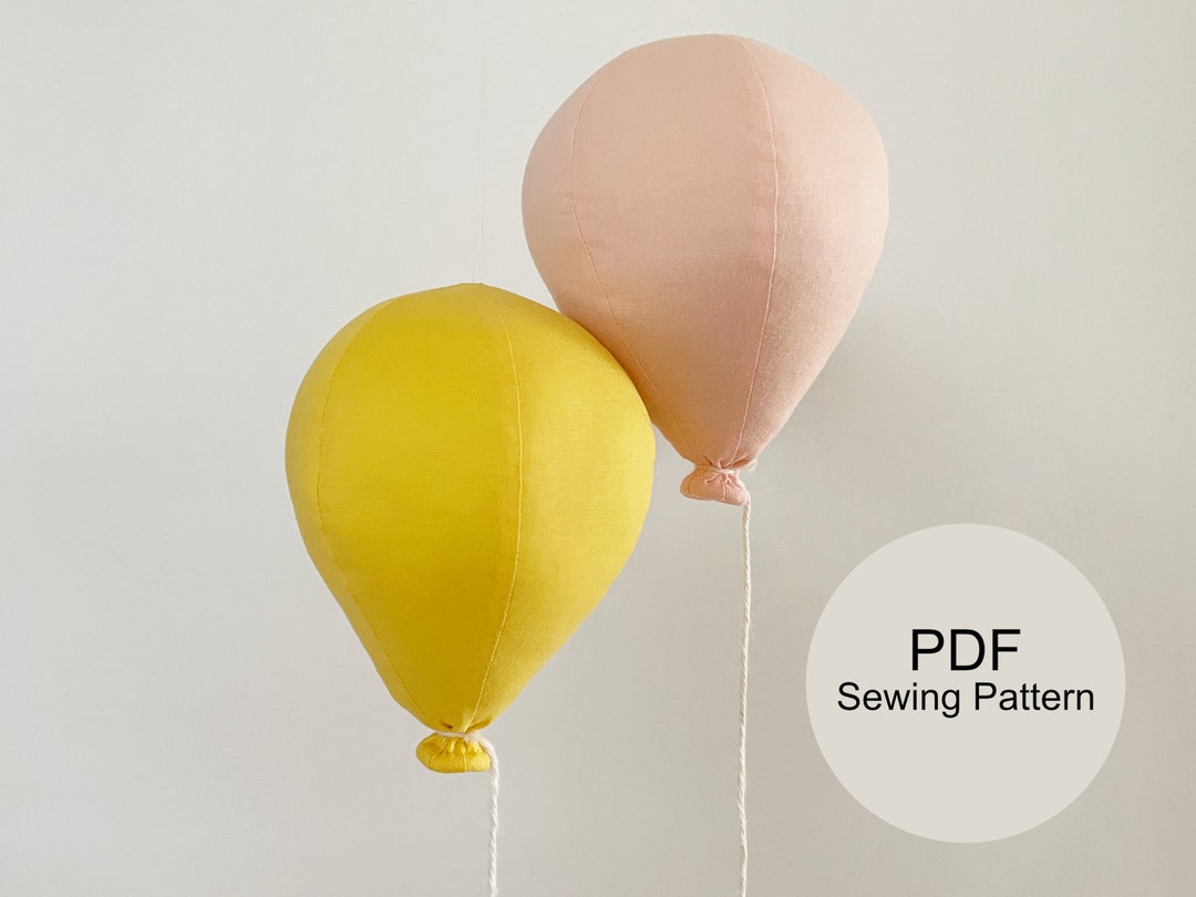 Balloon Sewing Pattern,balloon Pdf,cotton Balloon,sewing Pattern,pdf ...