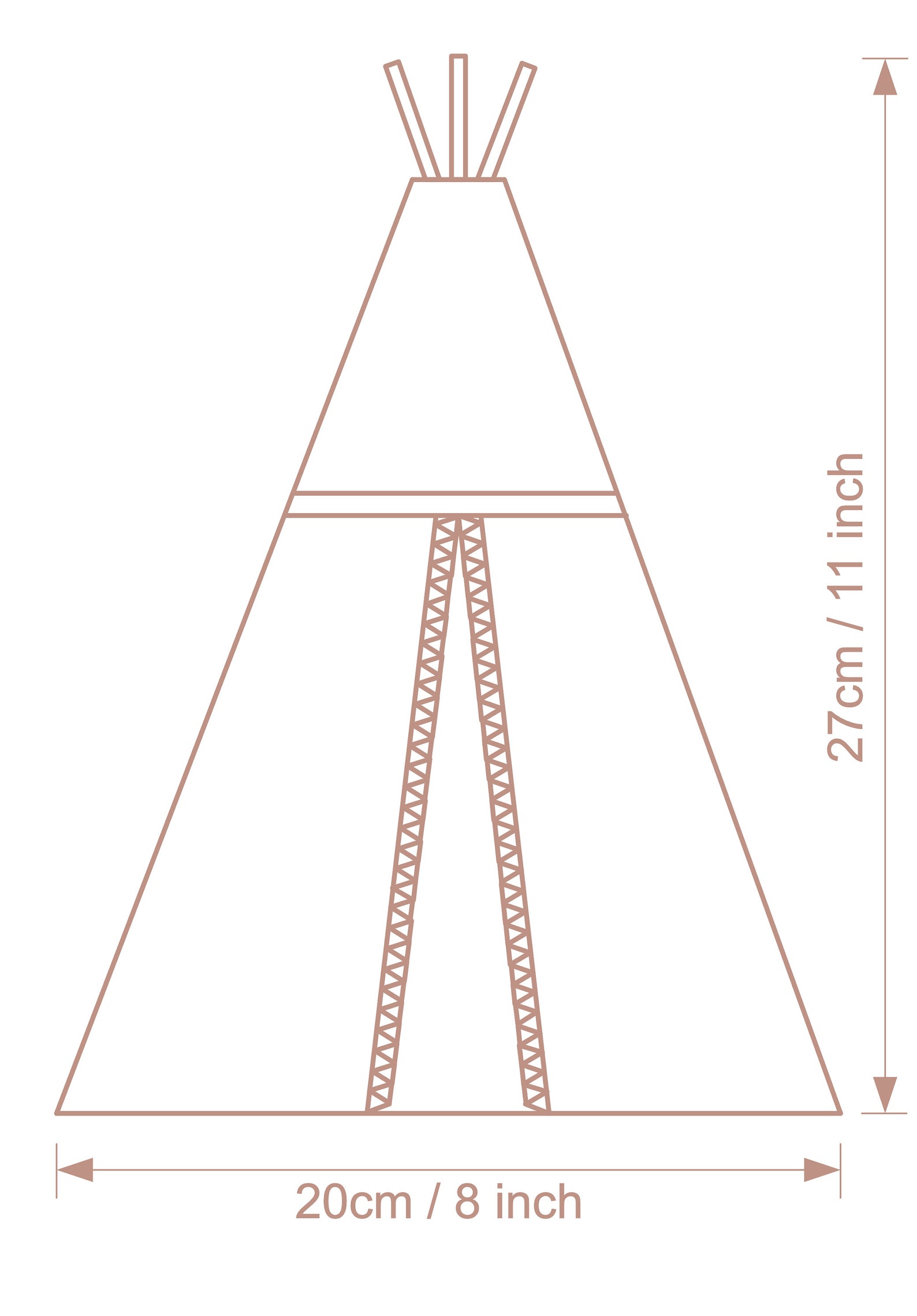 Teepee Toy Pattern, PDF Pattern & Tutorial, Softie, Sewing Pattern ...