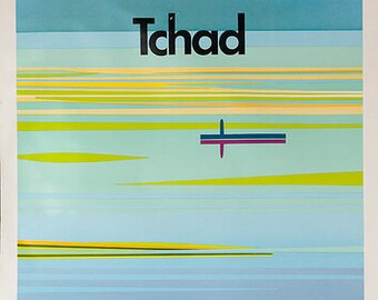 Air Afrique Africa Vintage Travel Poster | Etsy