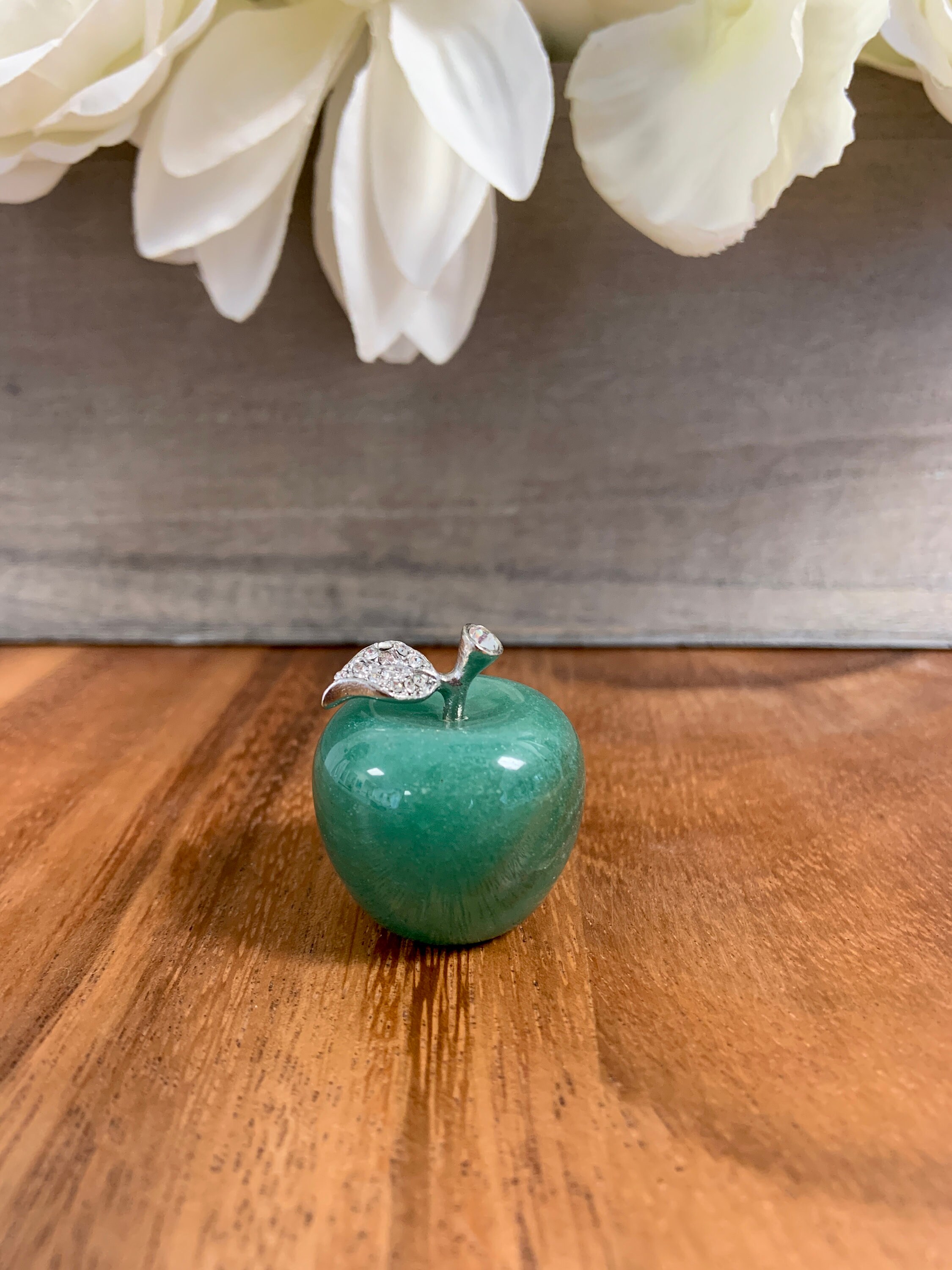 Apple Crystal Shaped Rose Quartz Apple Tiger's Eye Crystal - Etsy