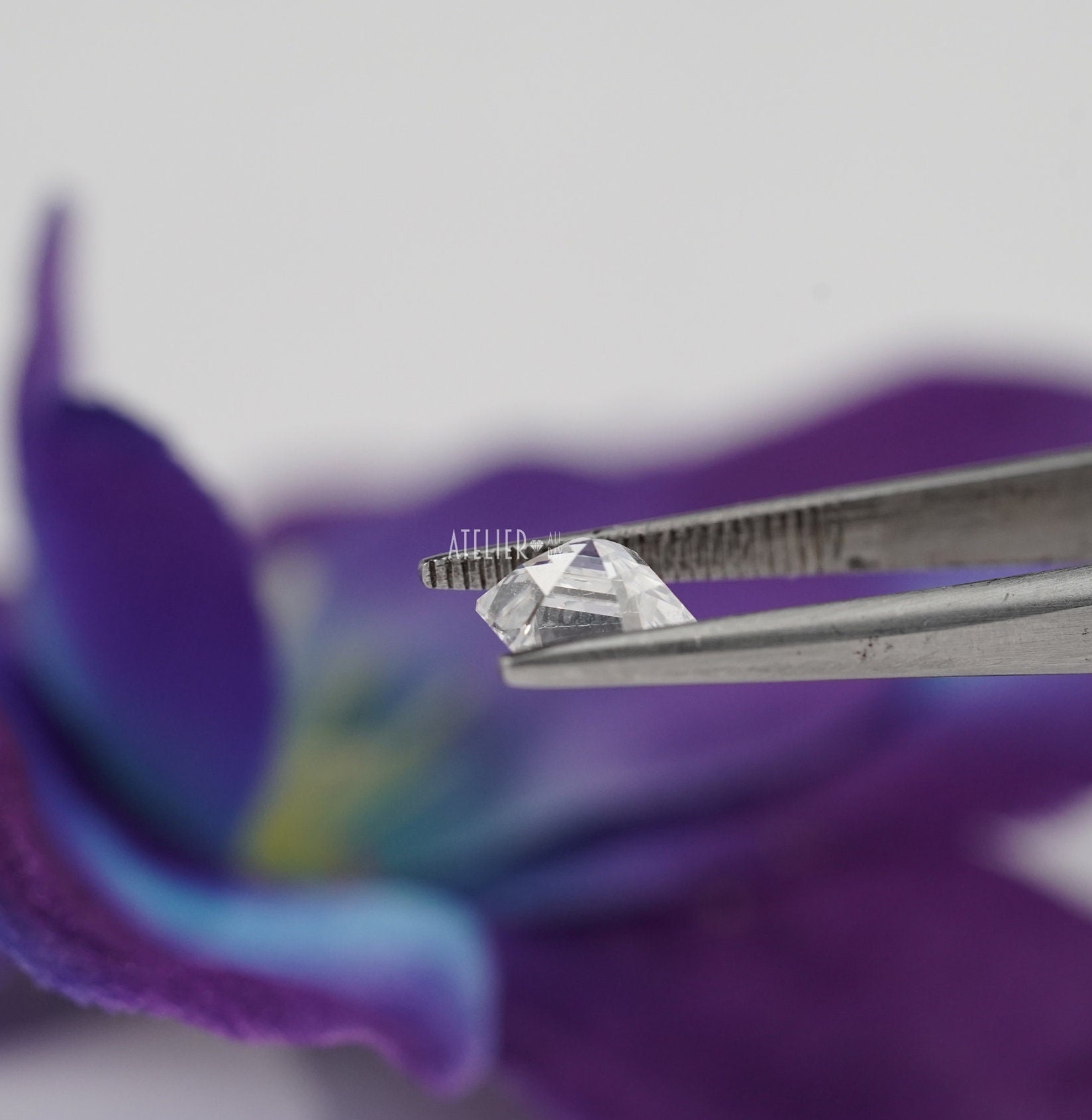 HIDDEN TREASURES Hexagonal Shape Lab Grown Diamond Loose Diamond for ...