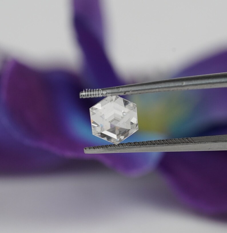 HIDDEN TREASURES Hexagonal Shape Lab Grown Diamond Loose Diamond for ...