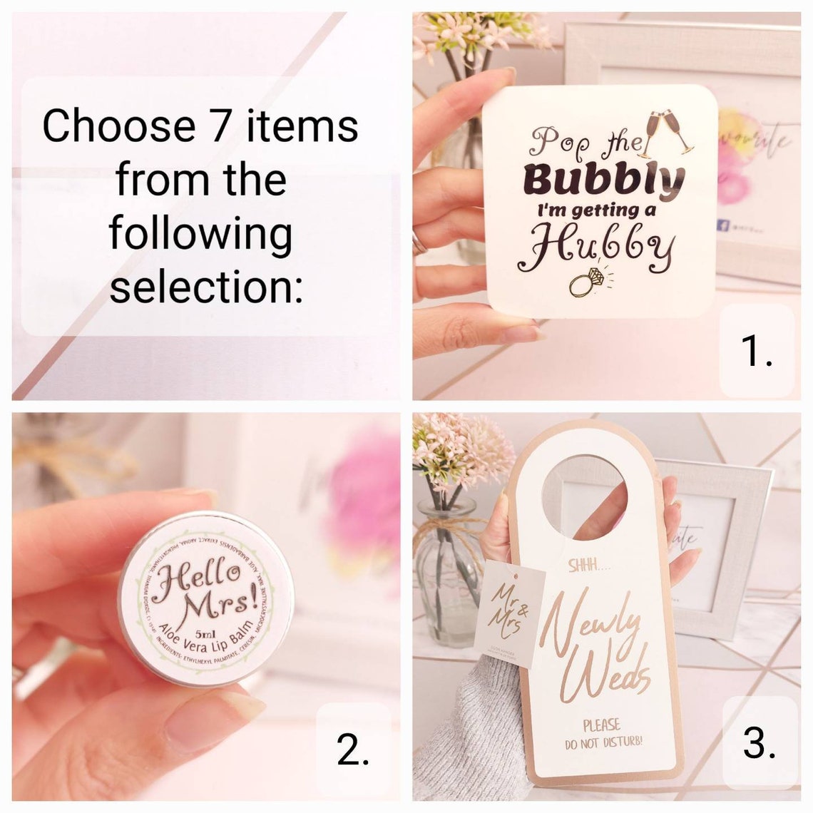 Bride to Be Gift 7 Day Wedding Countdown Gift Box - Etsy UK