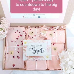 Bride to Be Gift 7 Day Wedding Countdown Gift Box - Etsy UK