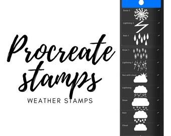 Weather Stamps - Etsy