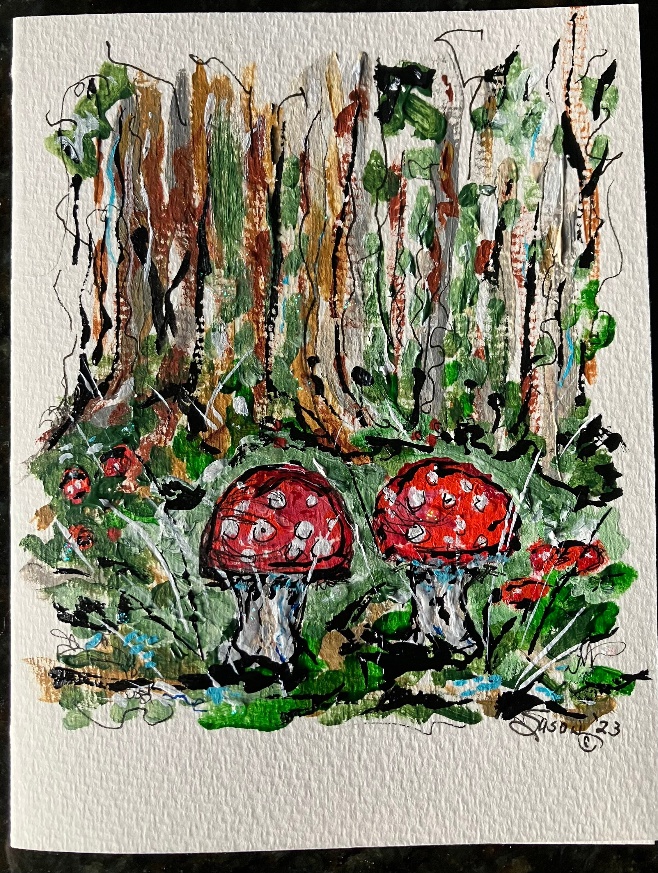 Storybook Toadstools - Etsy