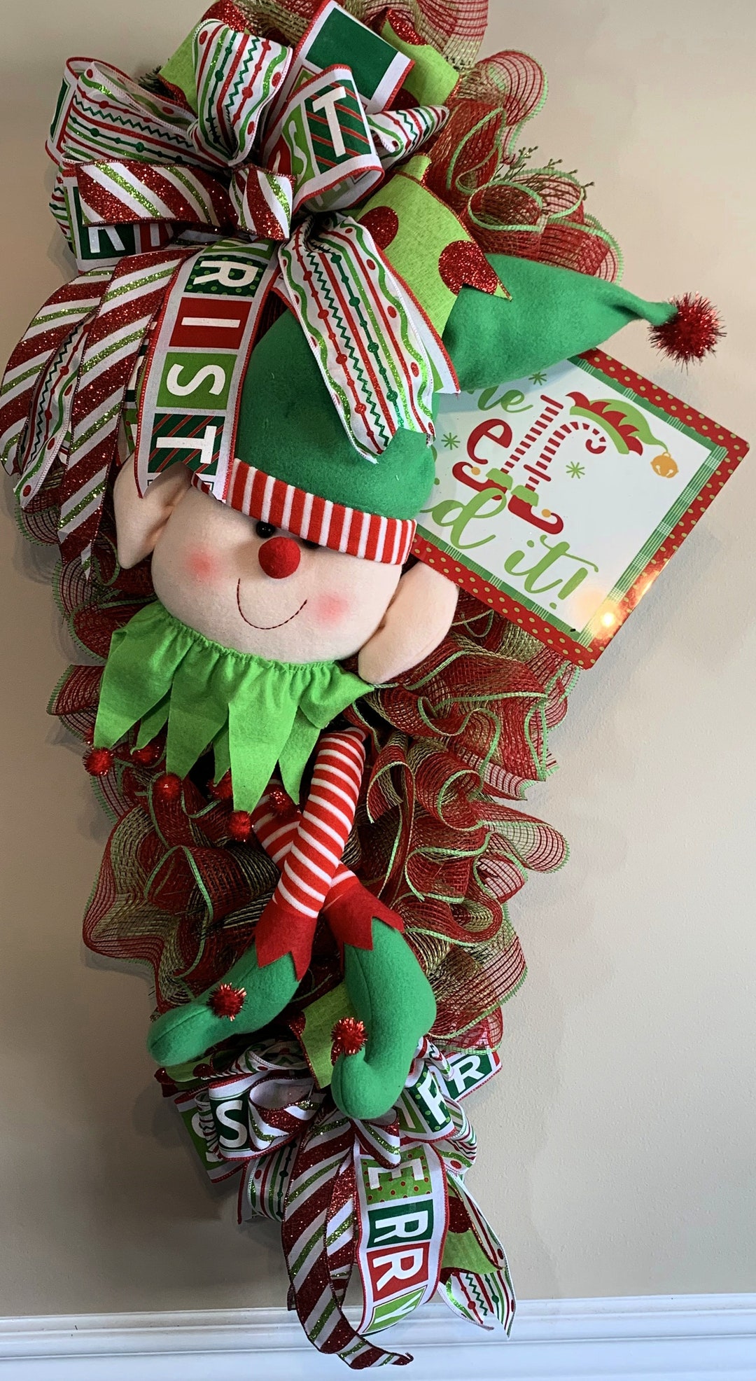 Fun Christmas Elf Swag - Etsy