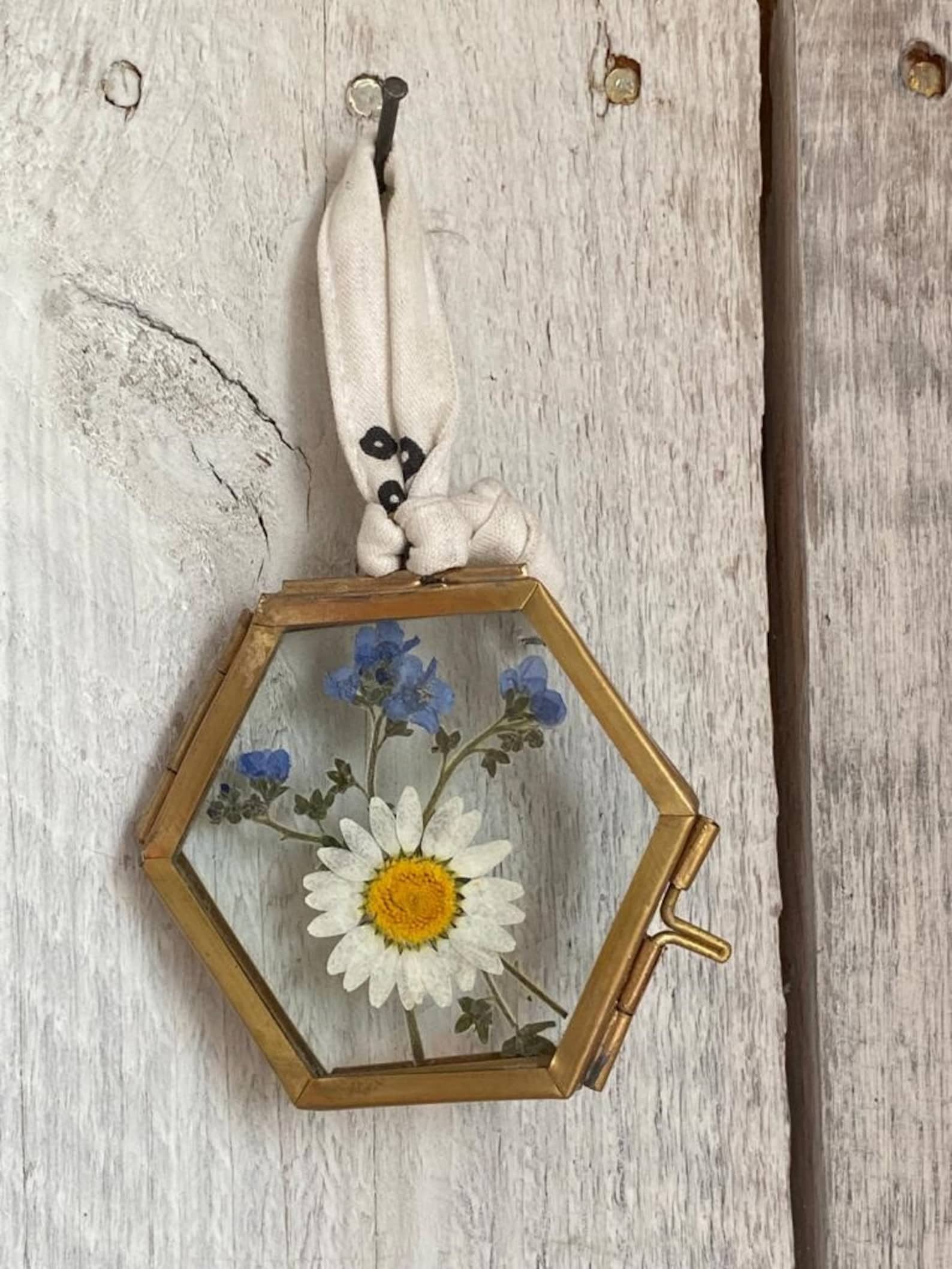 Trio of Beautiful Mini Antique Gold and Glass Hinged Frames. | Etsy