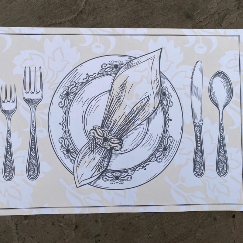 Paper Placemats - Etsy