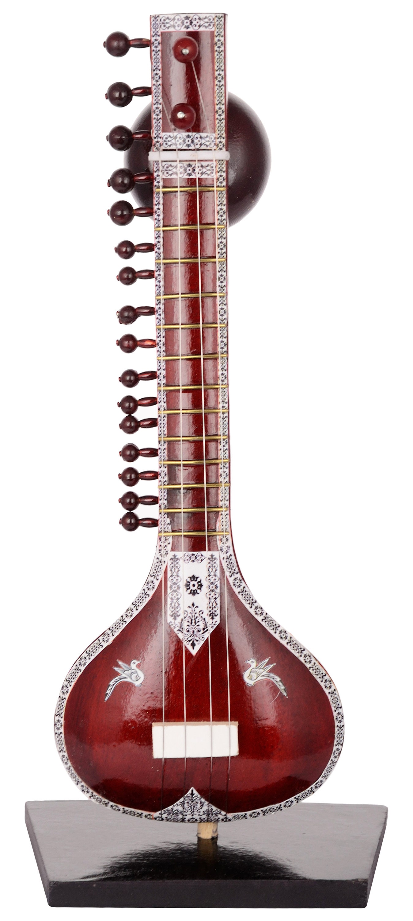 Wooden Handmade Sitar Miniature - Etsy