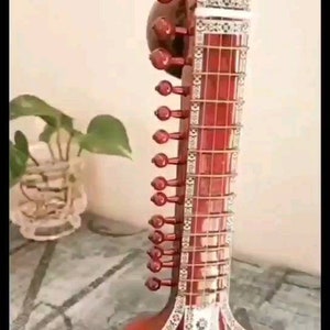 Wooden Handmade Sitar Miniature | Etsy