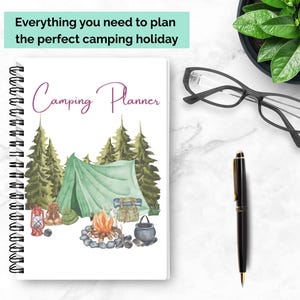 Printable Camping Vacation Planner With Campsite Checklists, Packing ...