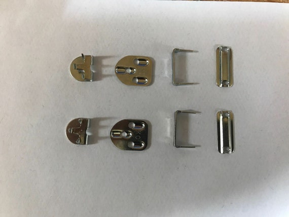 10 X 11mm Trouser Hook and Bars Set Silver 4 Part Closure for | Etsy UK