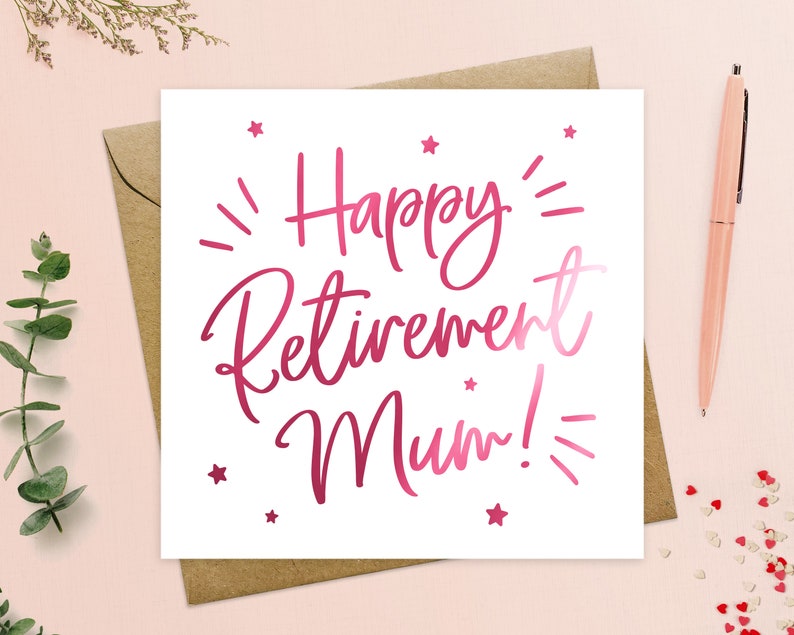 Happy Retirement Mum Card - Mum Retirement Card, Goodbye Tension Hello ...