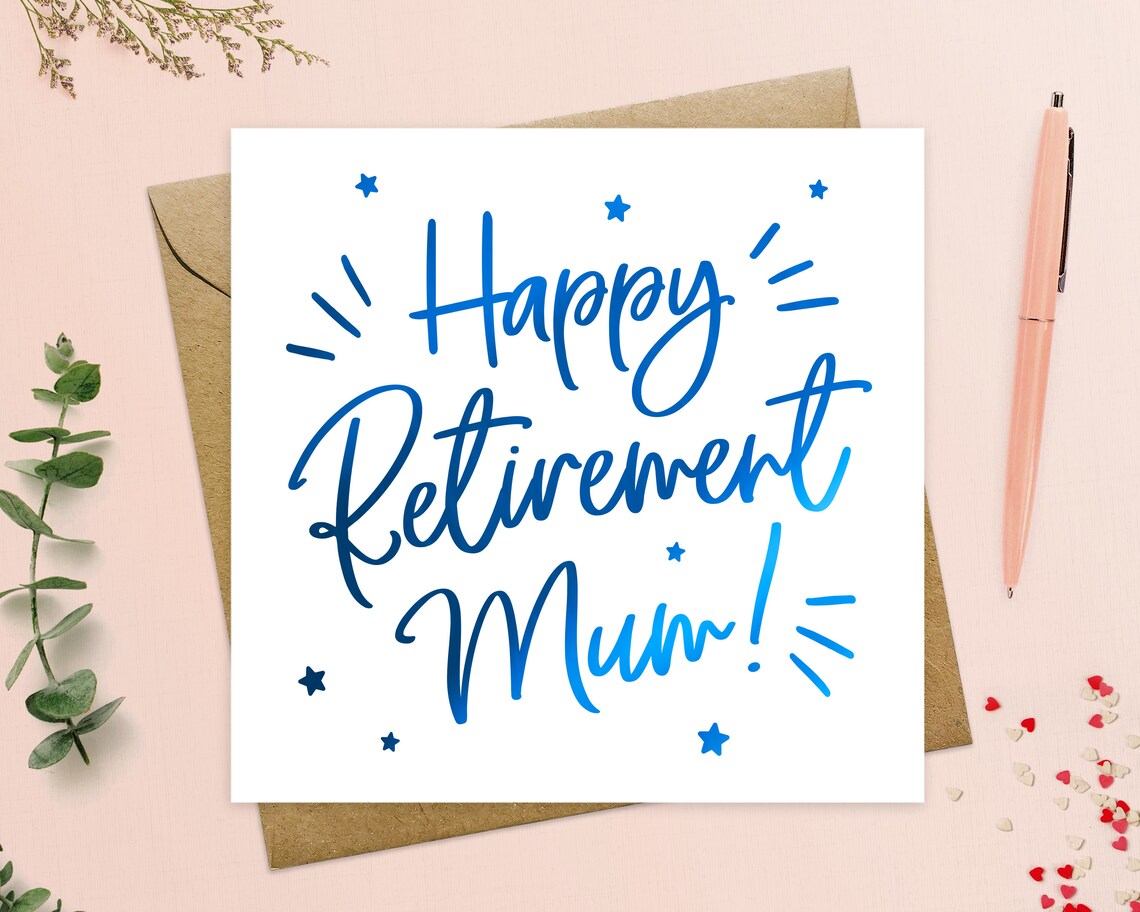 Happy Retirement Mum Card - Mum Retirement Card, Goodbye Tension Hello ...