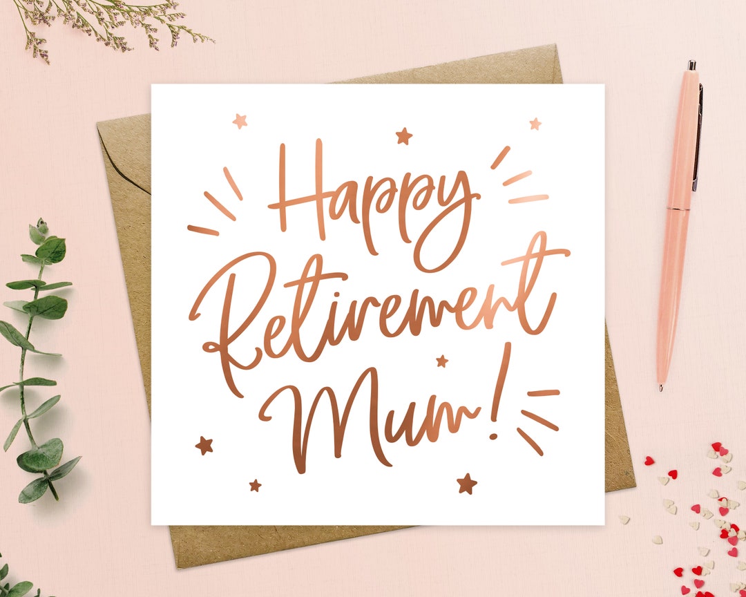 Happy Retirement Mum Card - Mum Retirement Card, Goodbye Tension Hello ...