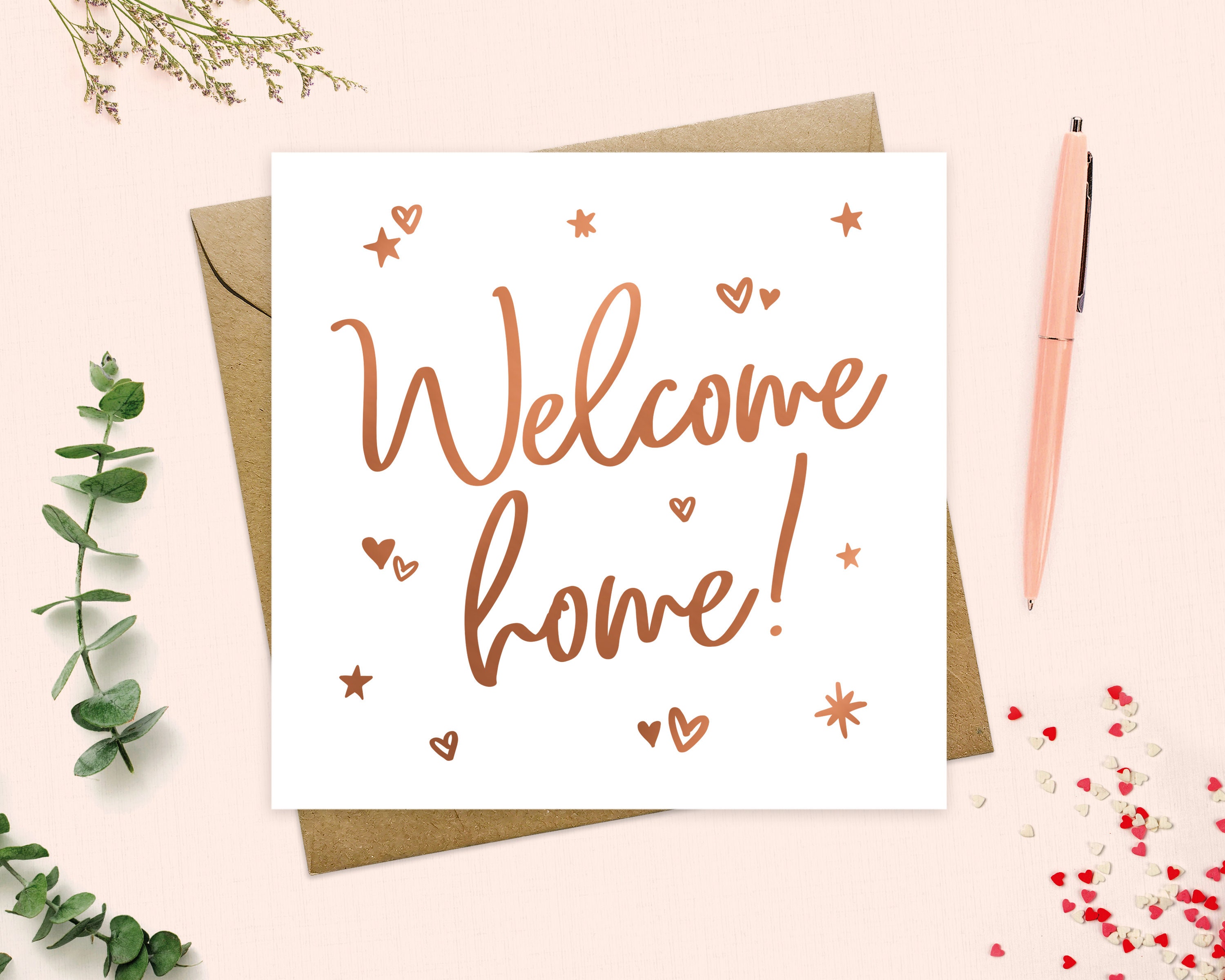 Welcome Home Card We have missed you College University | Etsy