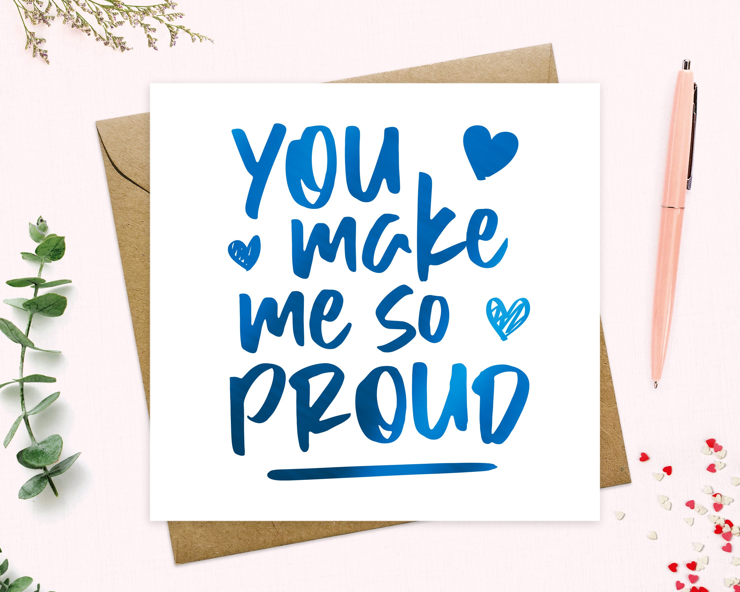 Proud of You Card I Am so Proud We Are Proud Well Done - Etsy