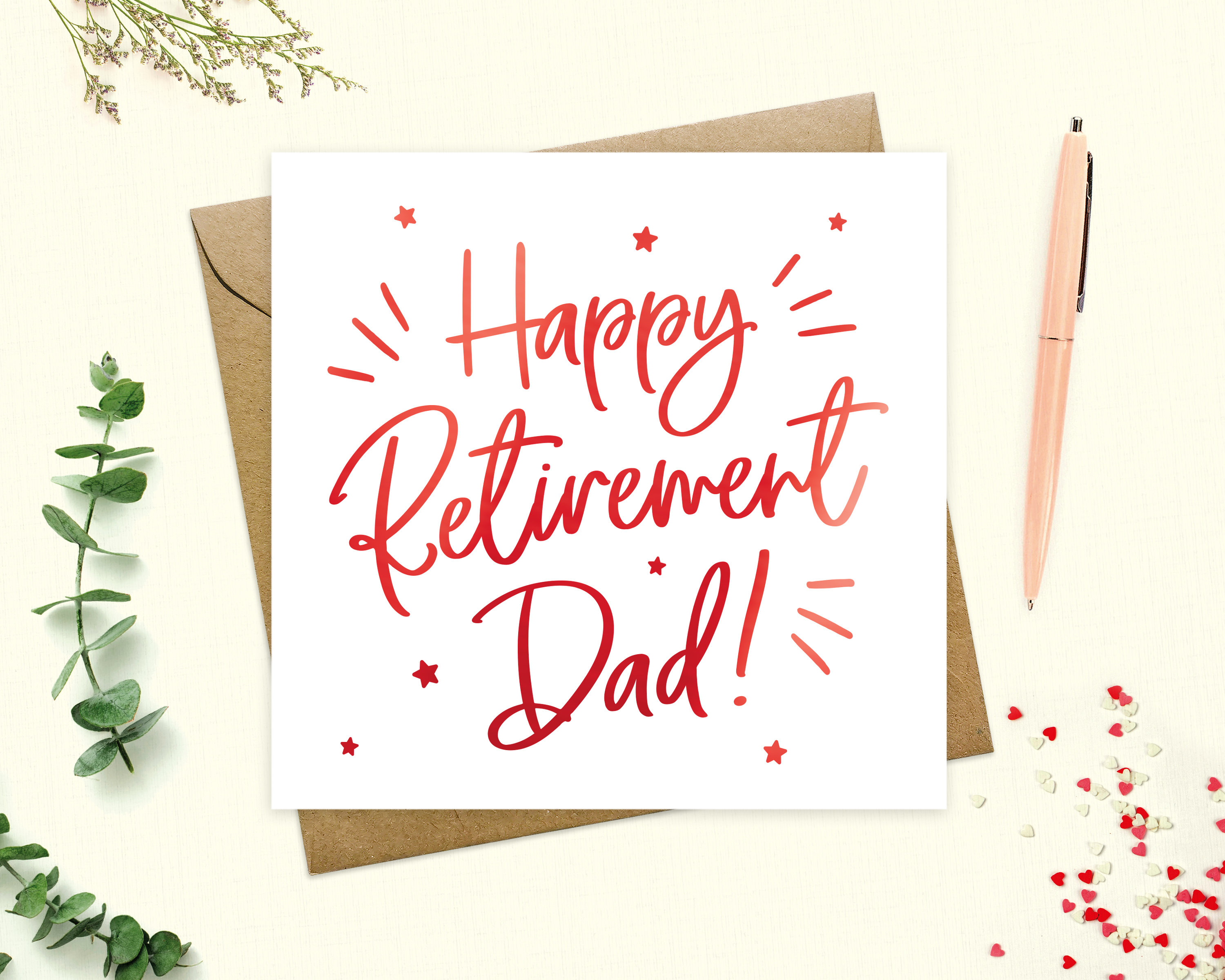 Happy Retirement Dad Card Dad Retirement Card Goodbye | Etsy UK