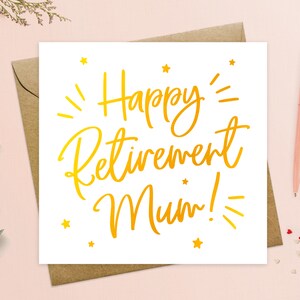 Happy Retirement Mum Card - Mum Retirement Card, Goodbye Tension Hello ...