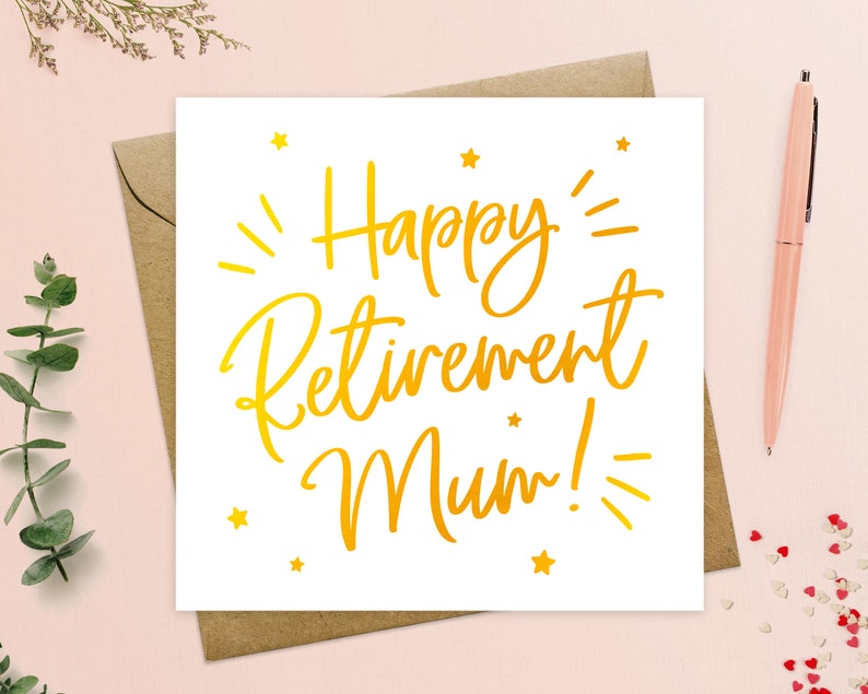 Happy Retirement Mum Card - Mum Retirement Card, Goodbye Tension Hello ...