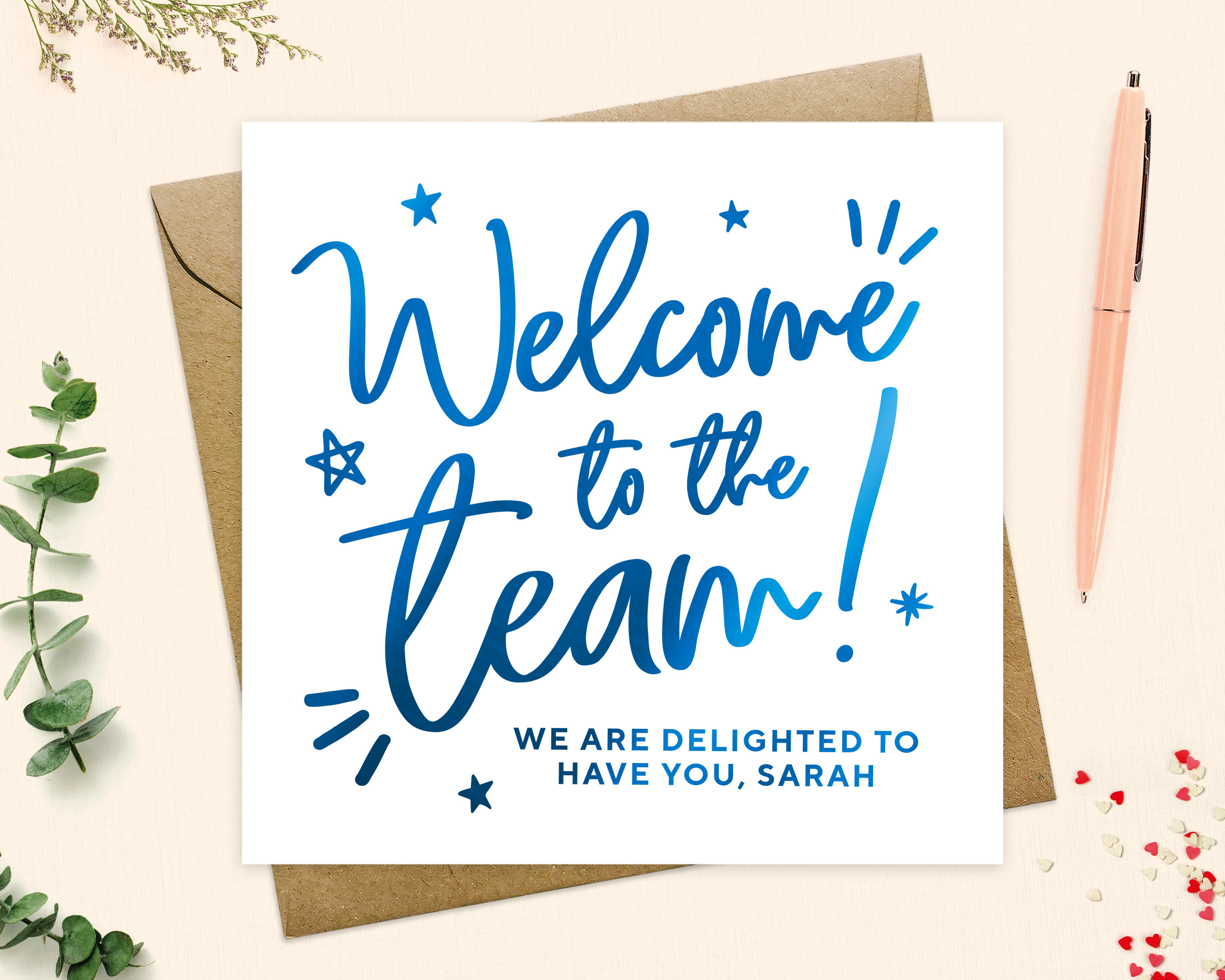 Welcome New Members Cards