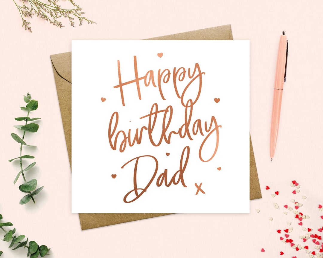 Happy Birthday Dad Card, Parent Birthday Card, to My Dad on Your ...