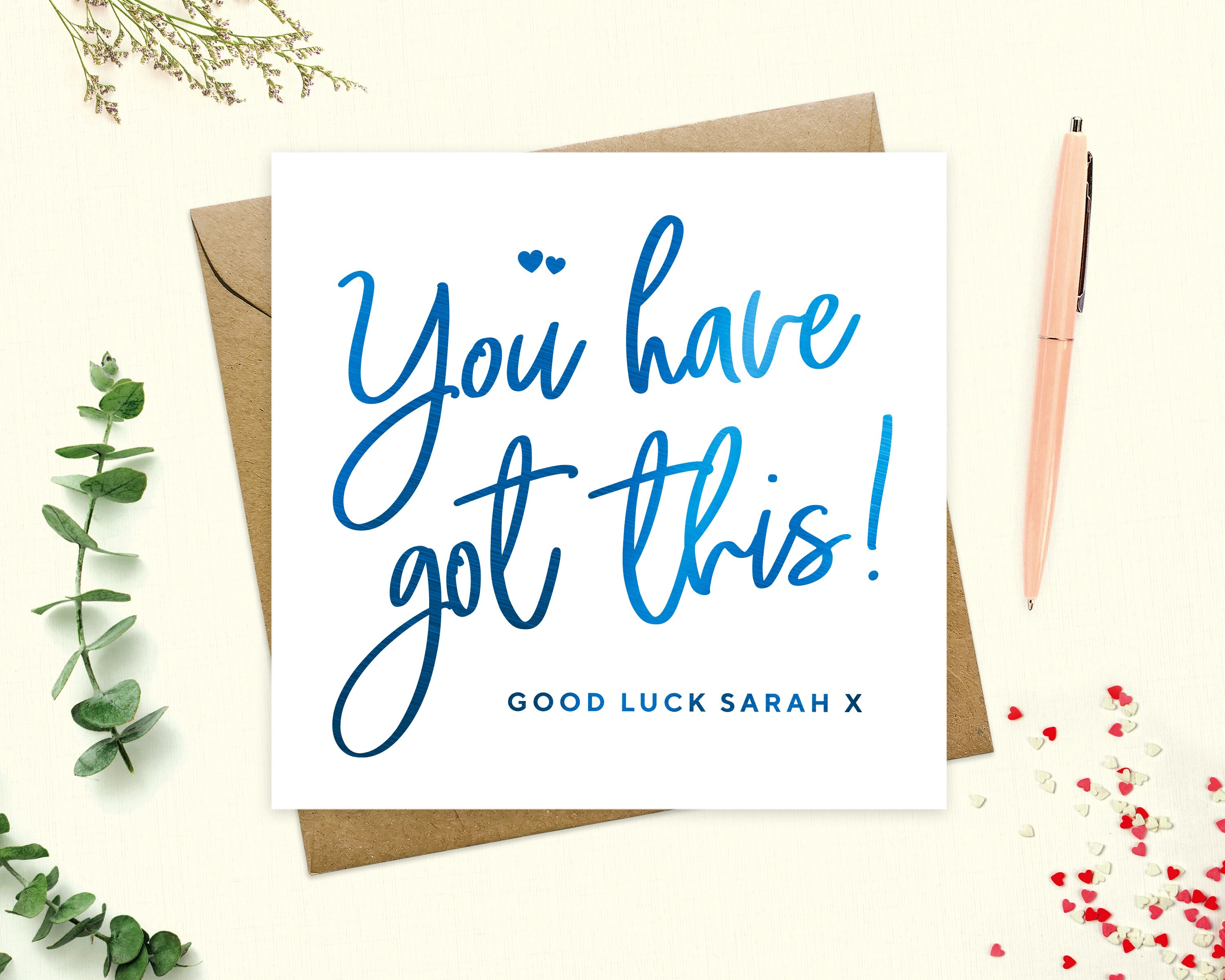 You Have Got This Good Luck Card Best of Luck card New Job | Etsy