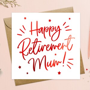 Happy Retirement Mum Card - Mum Retirement Card, Goodbye Tension Hello ...