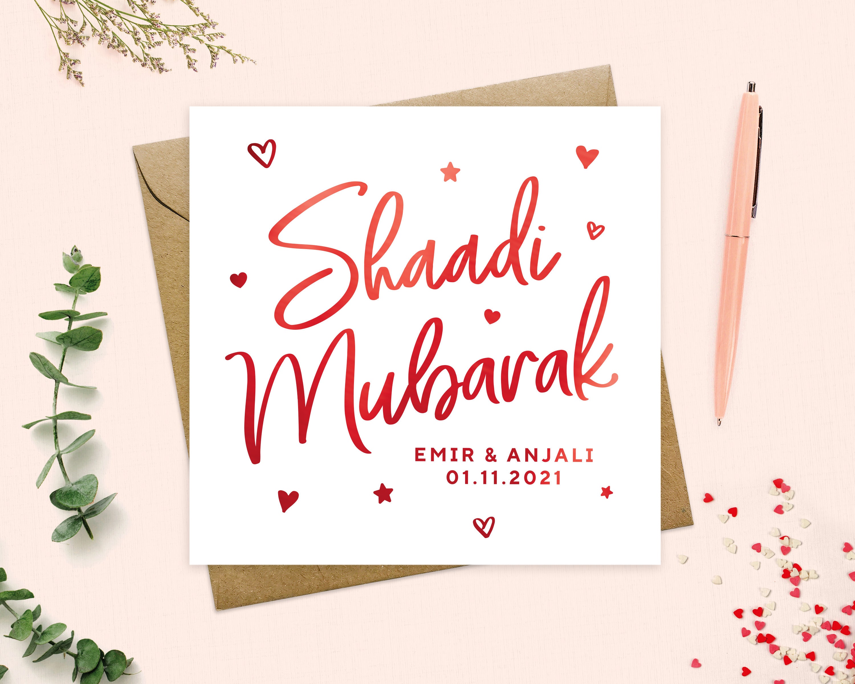 Shadi Mubarak Card