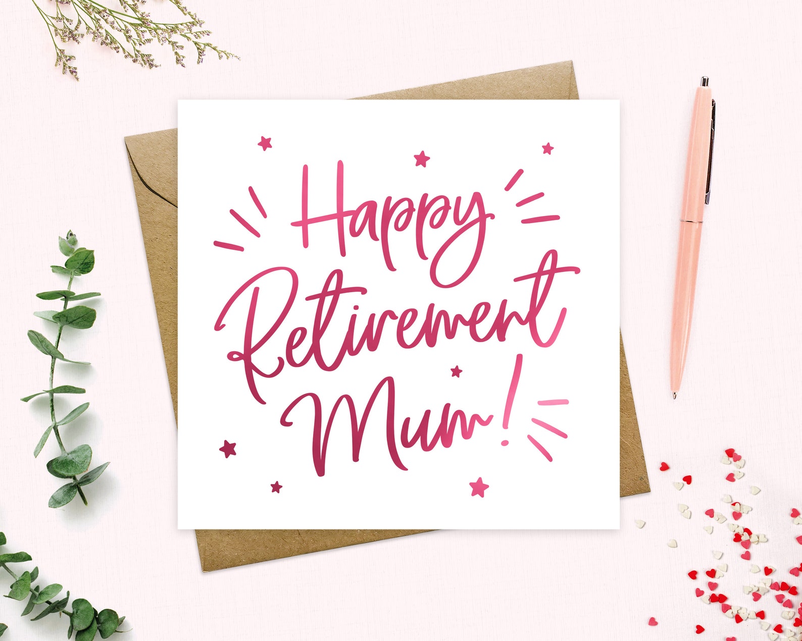 Happy Retirement Mum Card Mum Retirement Card Goodbye | Etsy