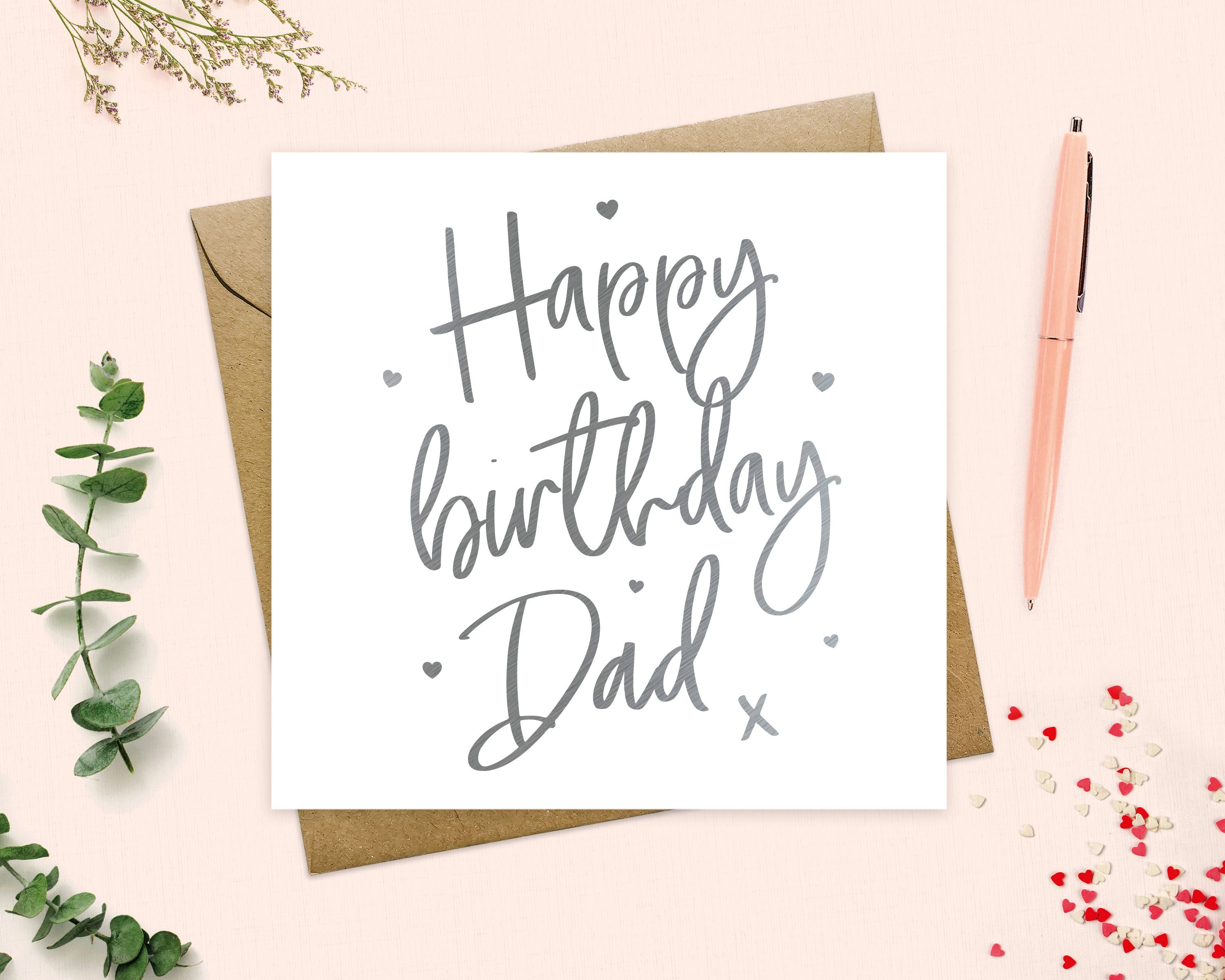 Happy Birthday Dad Card Parent Birthday Card to My Dad on - Etsy UK