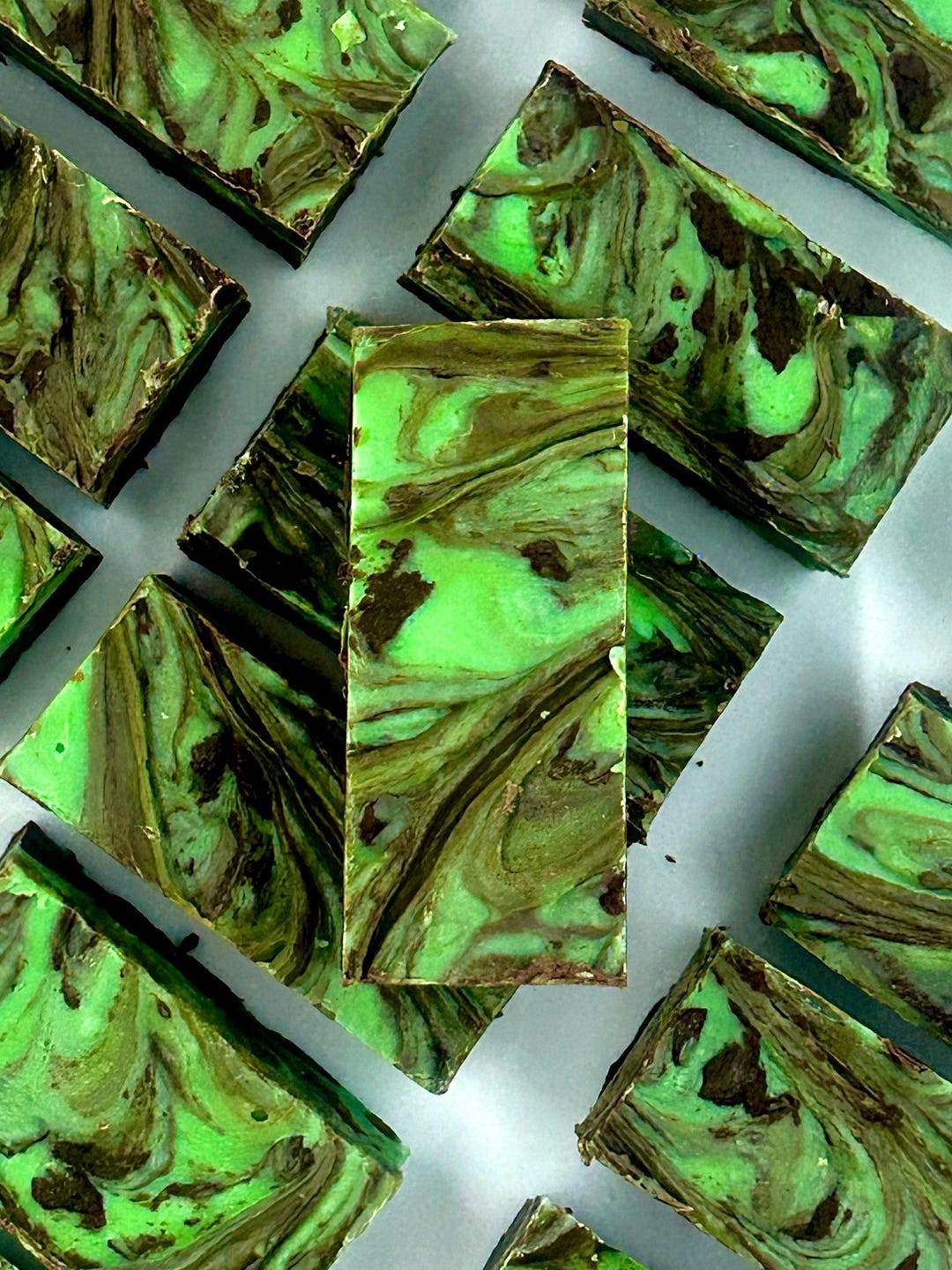 NEW ** Dark Peppermint Marble Fudge - Etsy