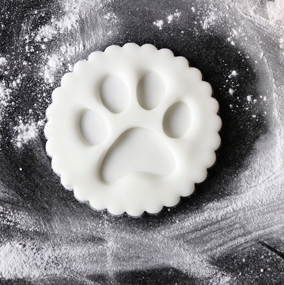 Paw Print Cookie Embosser. Paw Print Fondant Stamp, Biscuit Stamp ...
