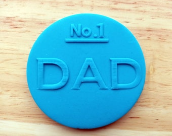 Number 1 Dad Cookie Cutter SHARP EDGES FAST Shipping - Etsy