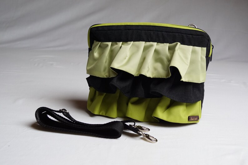 Ruffles Padded Bag-travel Purse-cellphone Bag-cosmetic Purse ...