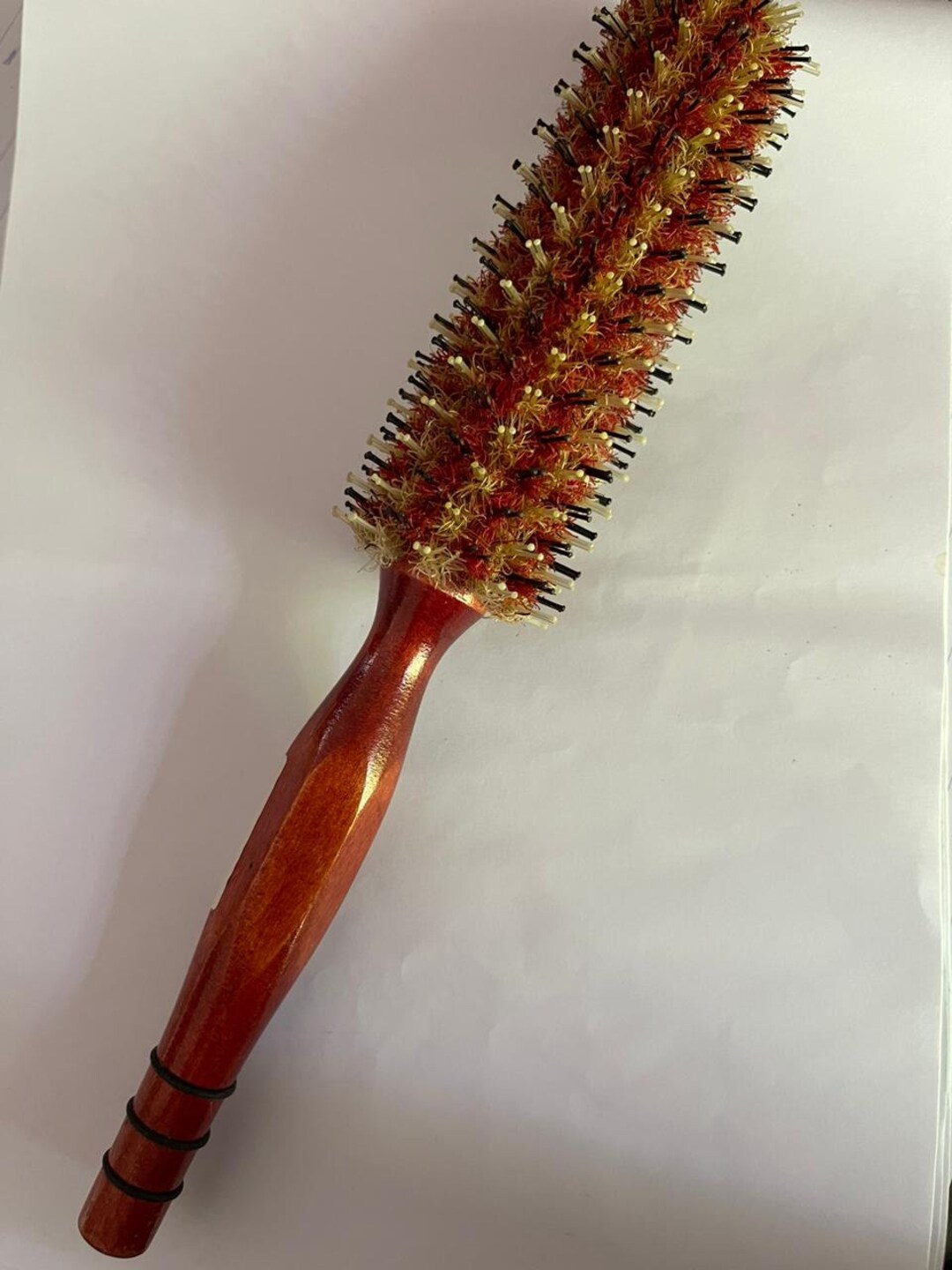 Handmade Cylinder Curly Hair Rolling Nylon Comb Hair Styling Round ...