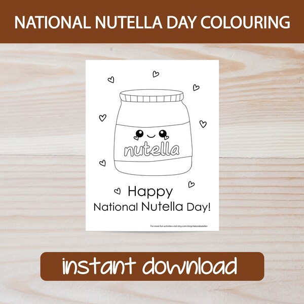 Kawaii Nutella - Etsy