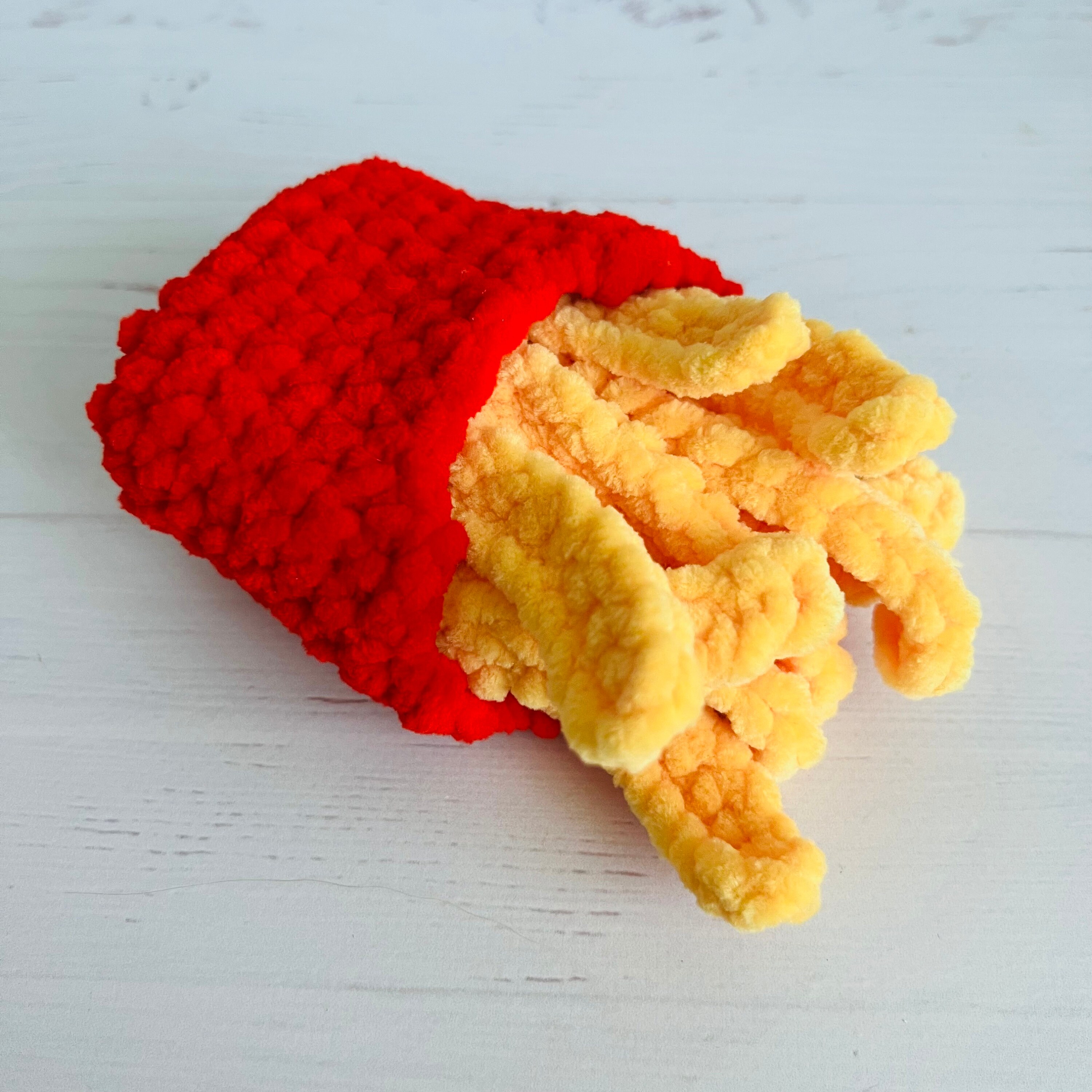 French Fries Crochet Pattern - Digital Download for Amigurumi Food ...