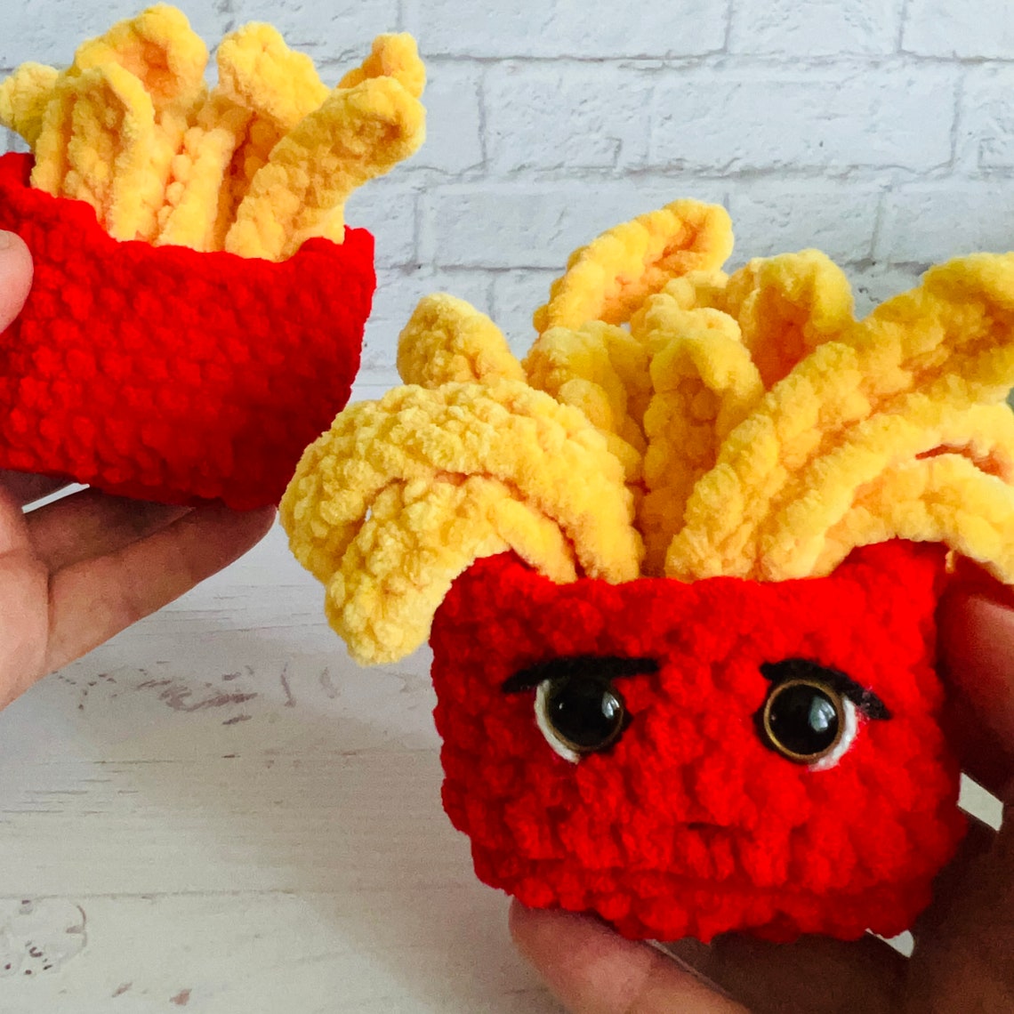 French Fries Crochet Pattern - Digital Download for Amigurumi Food ...