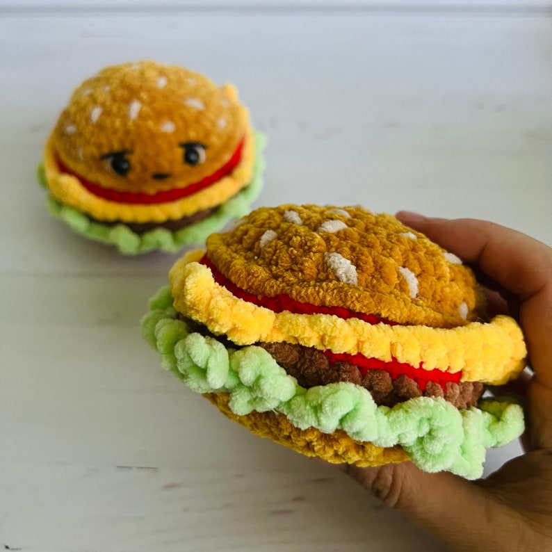 Easy-to-follow Burger Crochet Pattern - Digital Download Tutorial ...