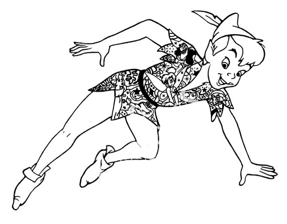 Pan Mandala Peter PNG Cricut - Etsy