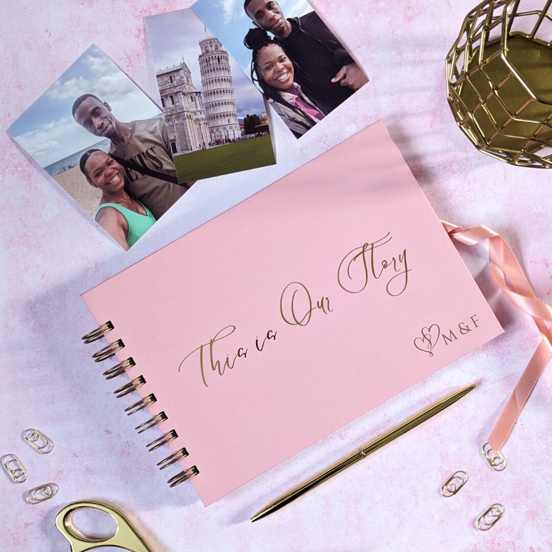 Personalised Couples Memory Book | Photo Album Keepsake | Anniversary ...