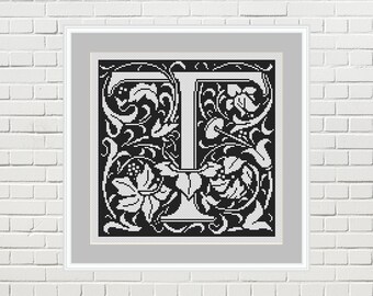 Letter T Cross | Etsy